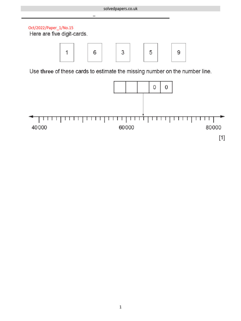 2022oct Patterns Place Value and Rounding Checkpoint - Primary - Math | PDF