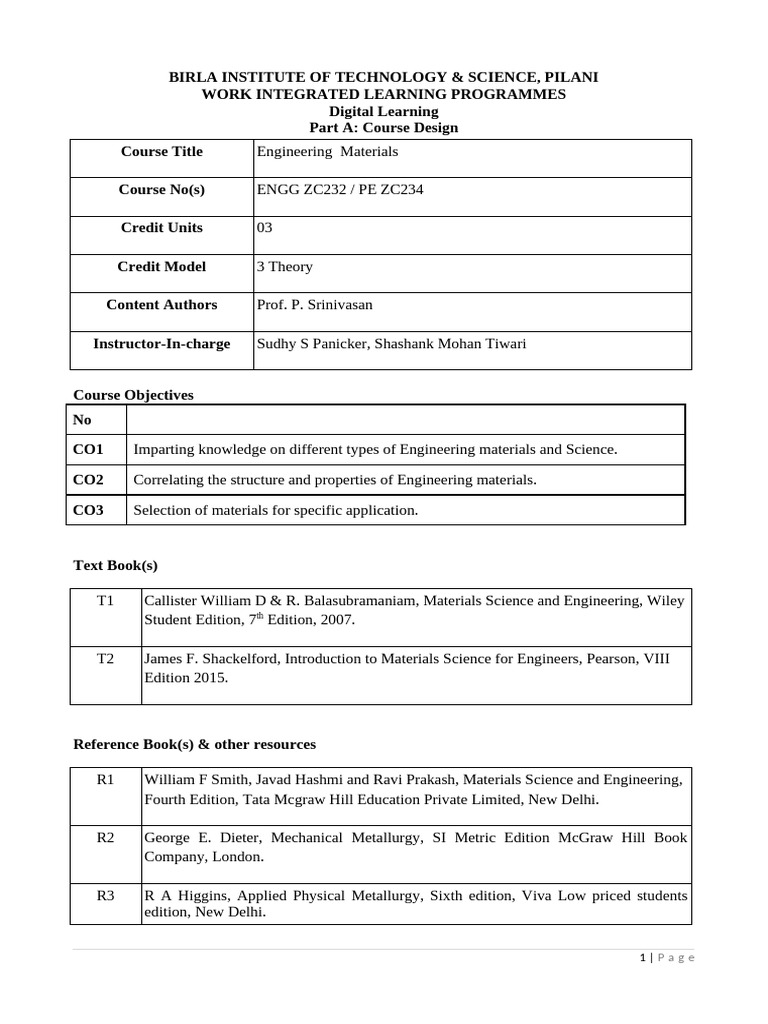 ENGG ZC232 COURSE HANDOUT | PDF | Heat Treating | Steel ENGG ZC232 COURSE HANDOUT | PDF | Heat Treating | Steel