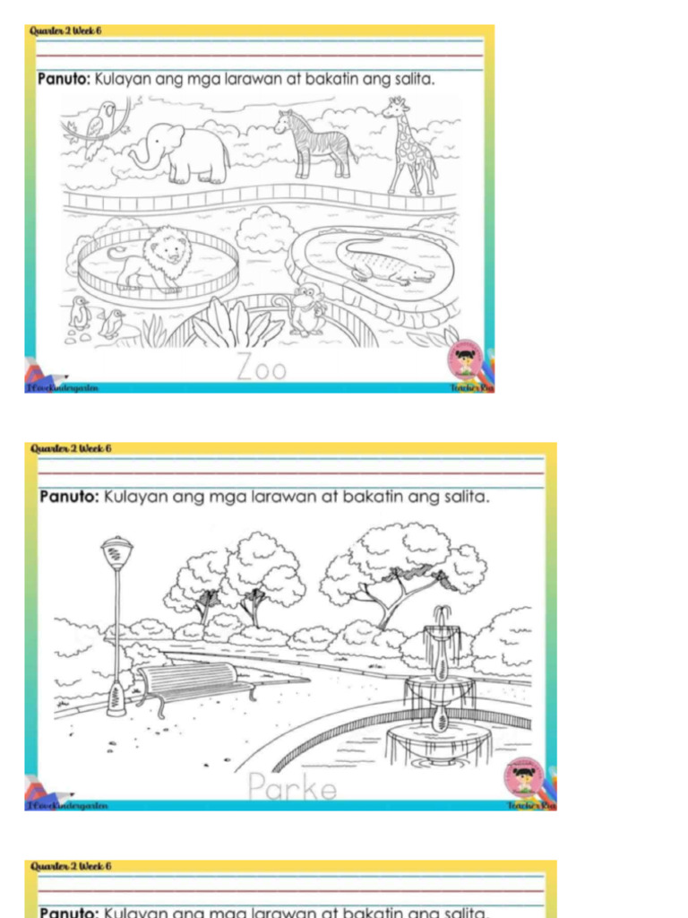 Coloring activity | PDF