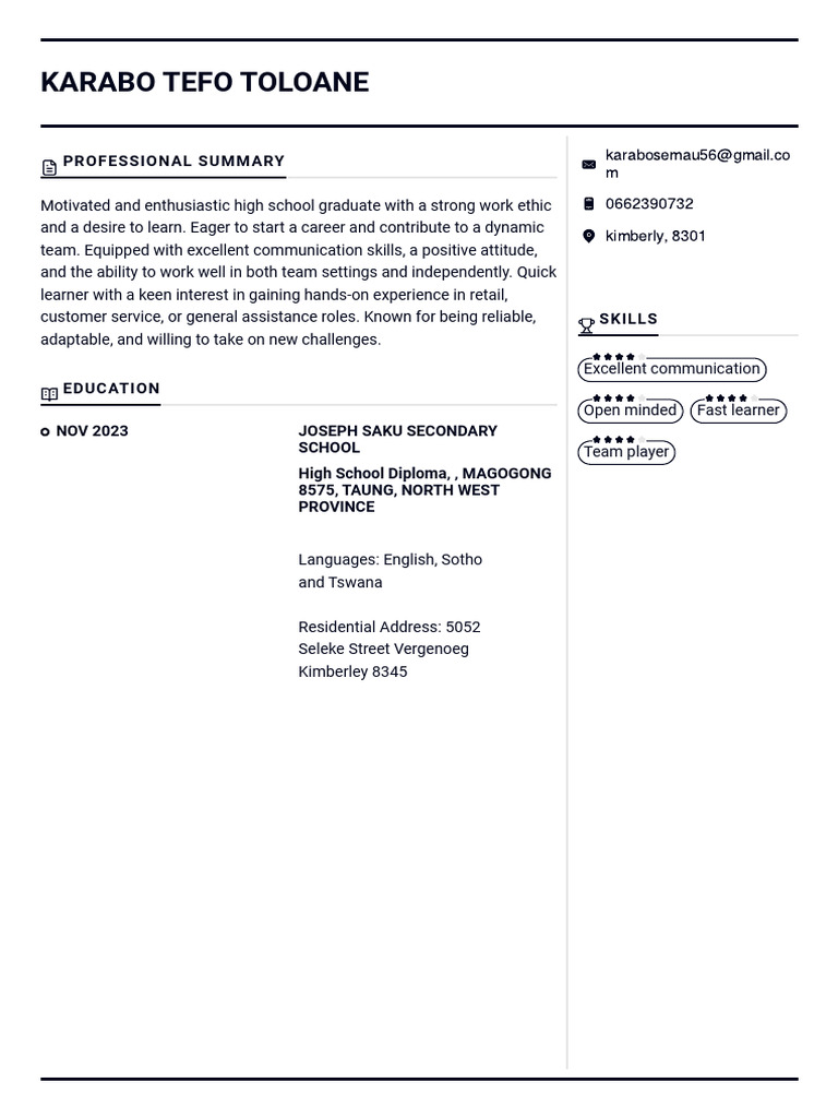Resume_1 (4) | PDF