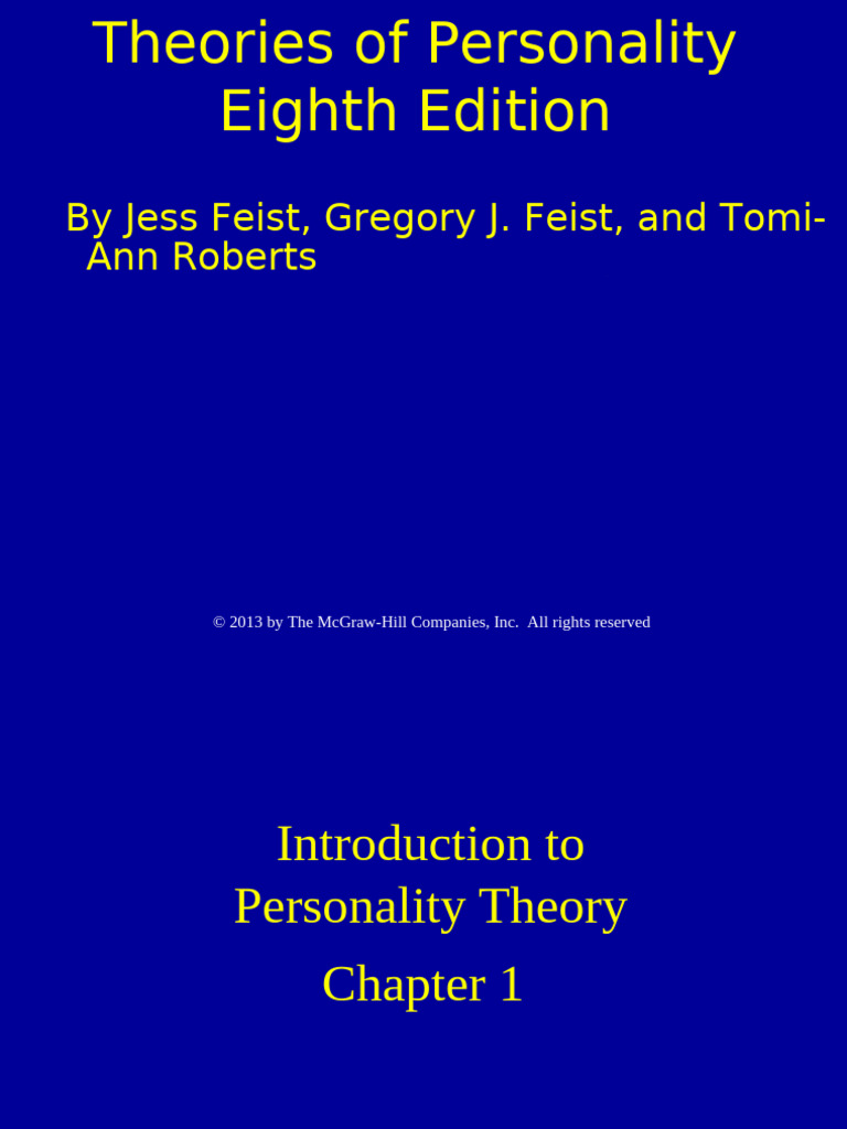 Feist8e PPT ch01 Intro-1 | PDF | Theory | Validity (Statistics)