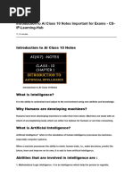Class 10 Unit 1 Introduction To AI (Facilitator's Handbook) | PDF | Artificial Intelligence ...