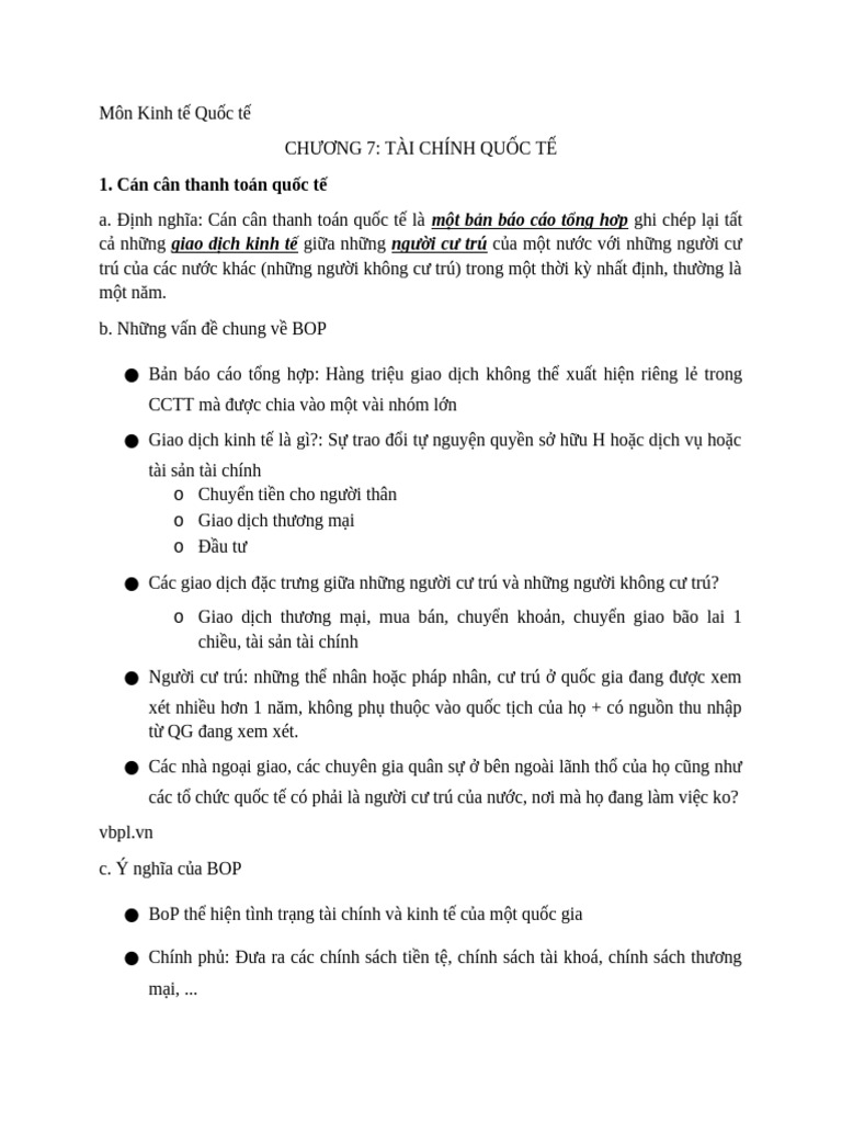 KTQT - Tài Chính QT | PDF