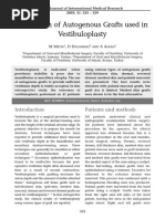 Vestibuloplasty Techniques Overview | PDF | Dentures | Mouth