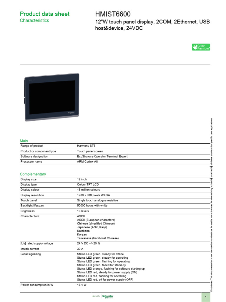 HMIST6600 | PDF | Touchscreen | Computing