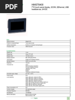 Schneider Electric - Easy-Harmony-ET6 - HMIET6400 | PDF | Touchscreen | Computing