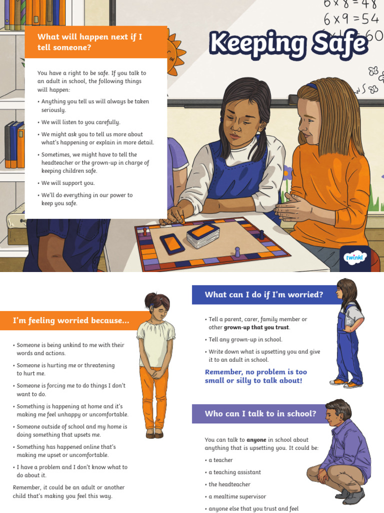 Safeguarding - Keeping Safe (Child Friendly Leaflet) | PDF