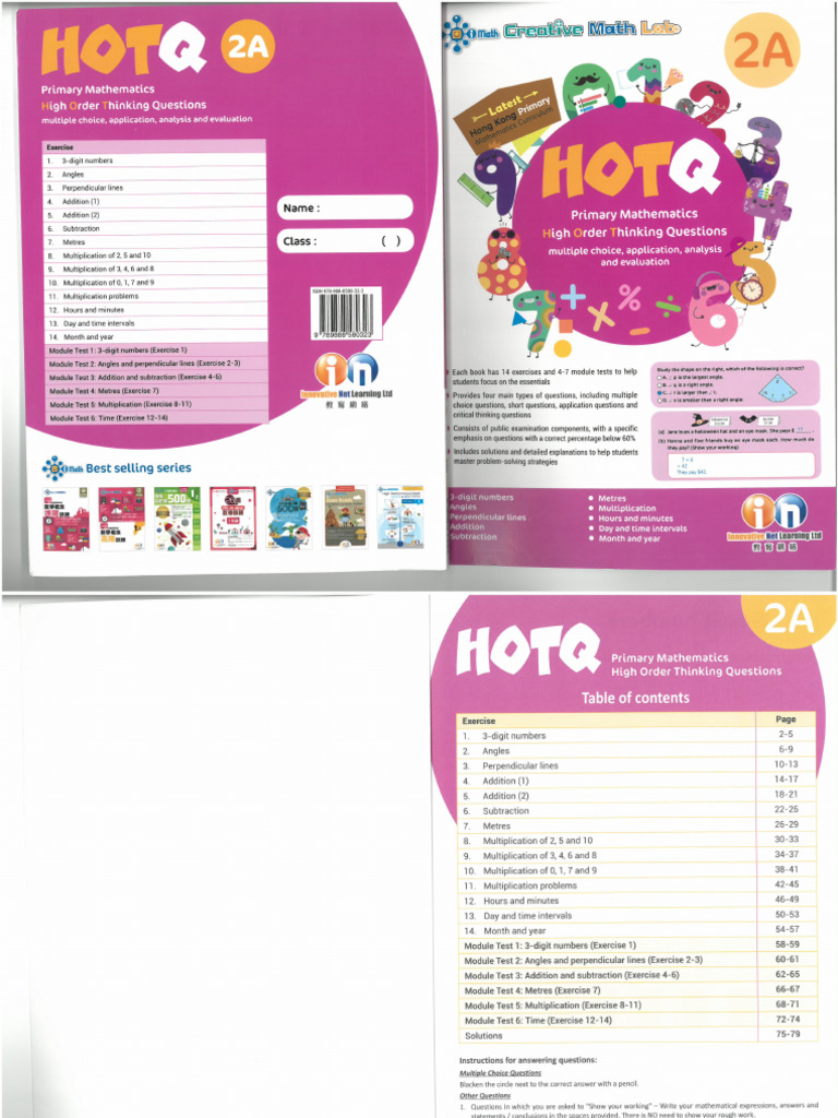 Creative Math Lab - HotQ 2A | PDF