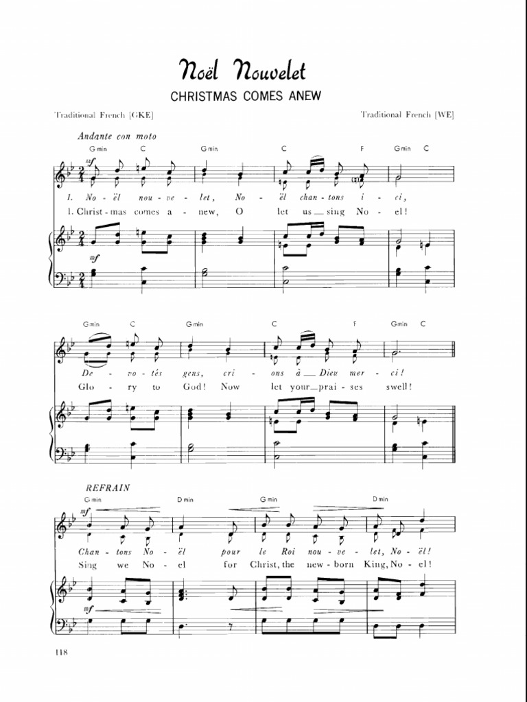 Noel Nouvelet (Christmas Comes Anew) | PDF