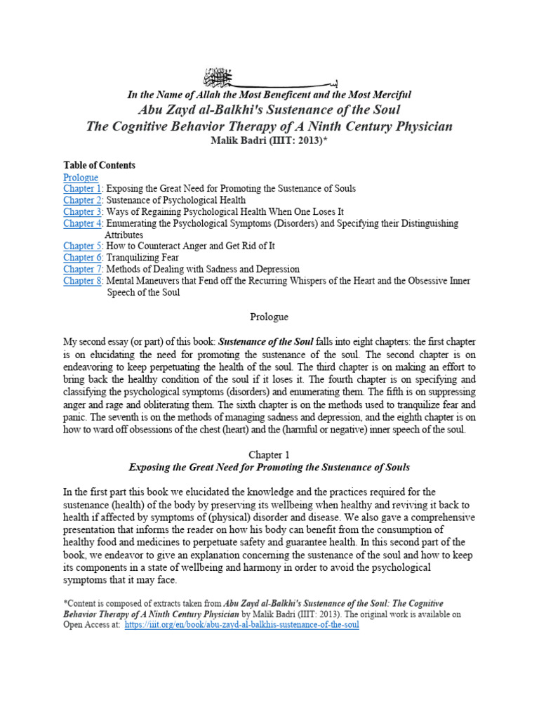 Sustenance of the Soul Translation Without Annotat 240825 102535 | PDF ...