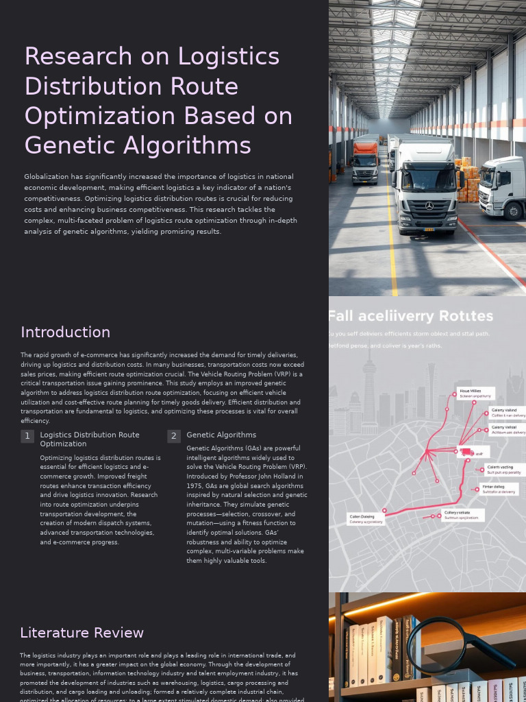 Logistics | PDF | Genetic Algorithm | Mathematical Optimization