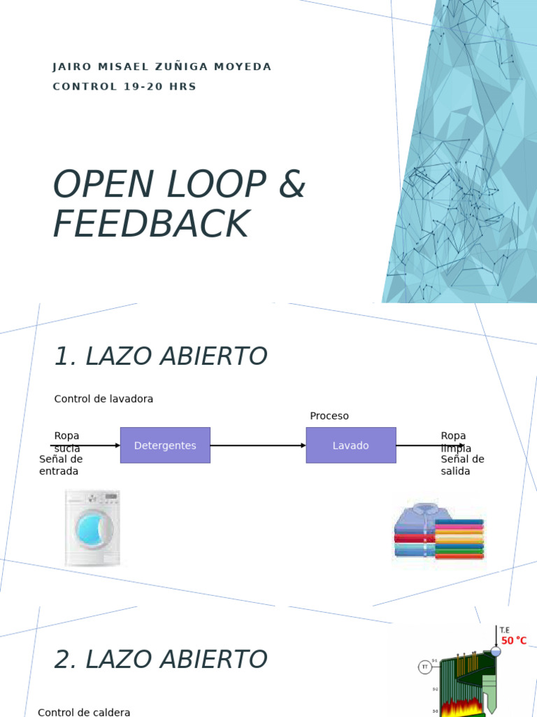 Open loop & feedback | PDF | Ingeniería mecánica