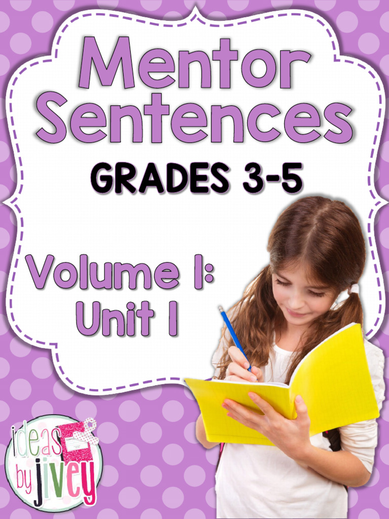 Using Mentor Sentences in Class | PDF | Adverb | Subject (Grammar)