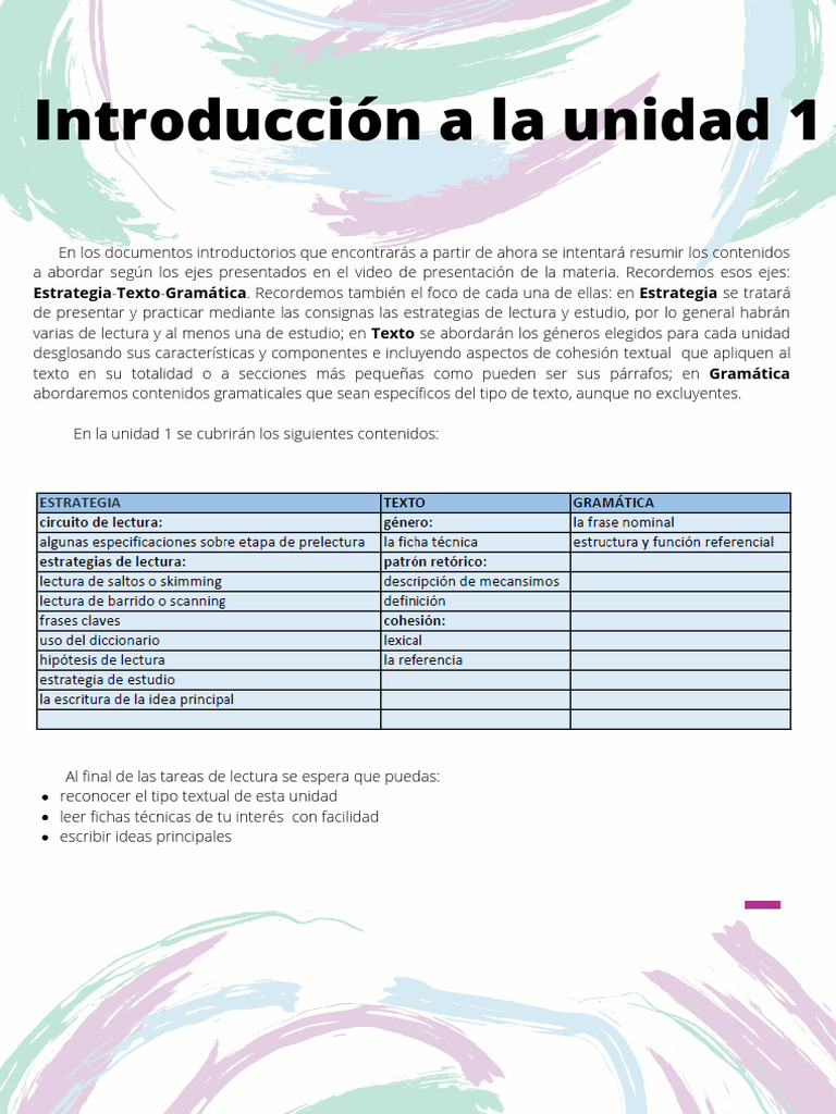 1 - Intro Unit 1 | PDF