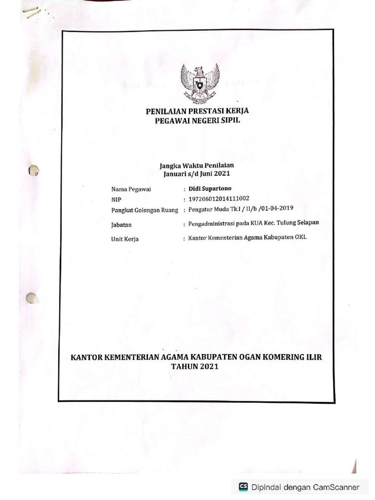 Contoh SKP | PDF