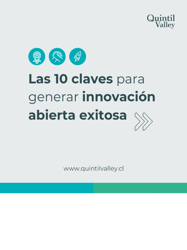Las 10 Claves para Generar Innovación Abierta Exitosa | PDF