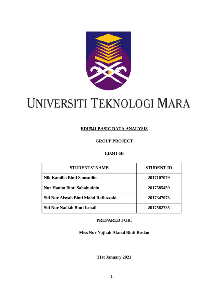 GROUP PROJECT BASIC DATA ANALYSIS | PDF | Behavior | Consumer Behaviour