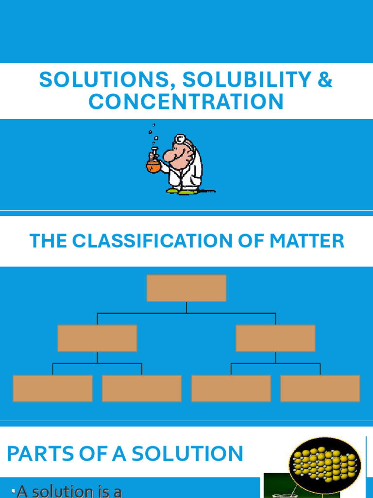 l6 Solutions Solubility Concentration | PDF | Solubility | Solvent