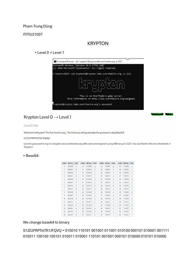 Phamtrungdung Ititiu21007 Krypton Pdf Espionage Techniques 1951