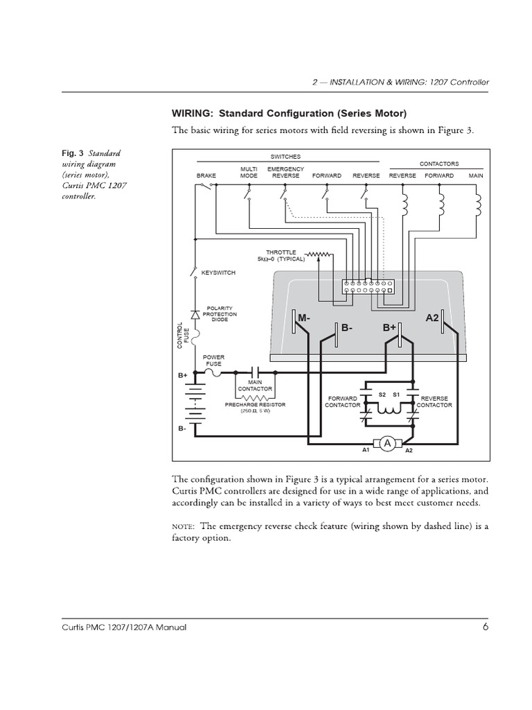 Series Motor Wiring Diagram Guide | PDF