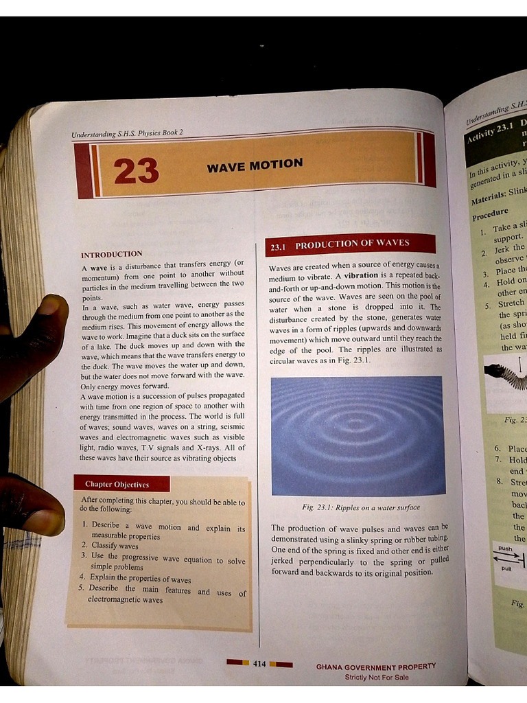 23 Wave Motion | PDF