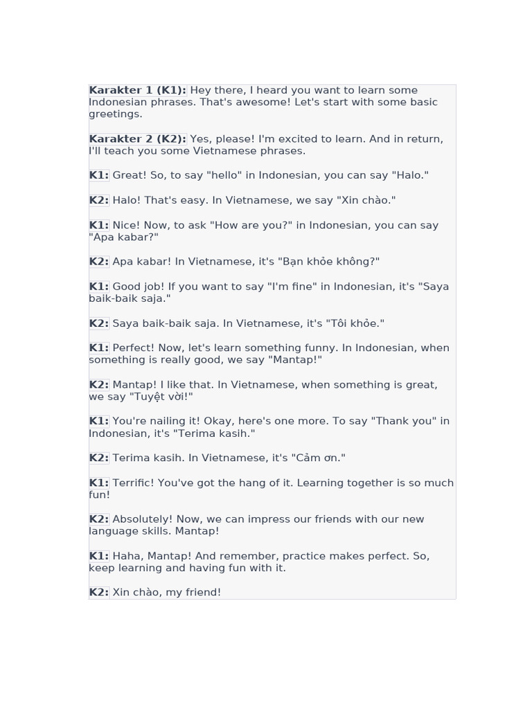 Script Content Ep.3 Daily Conversation | PDF