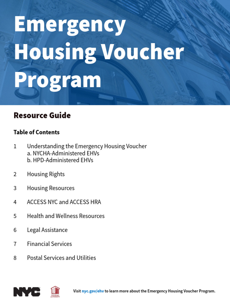 ehv-resource-guide | PDF | Section 8 (Housing) | Lease