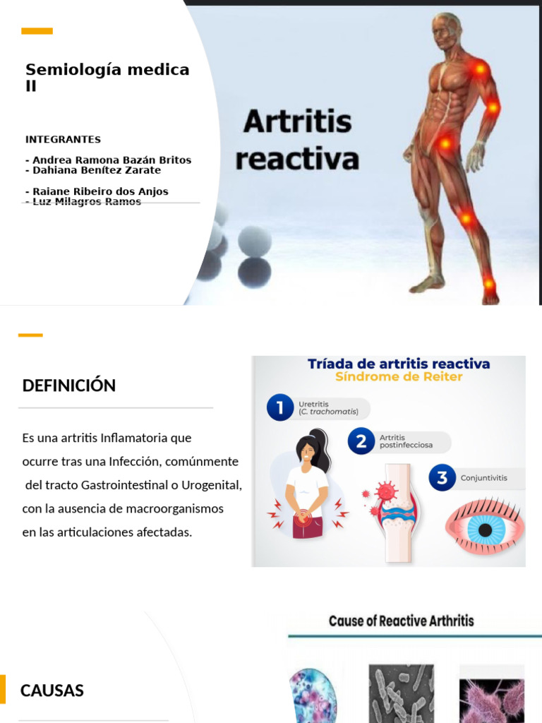 G4 - Artritis Reactiva | PDF