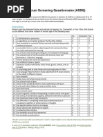 Repetitive Behaviour Questionnaire-3 | PDF