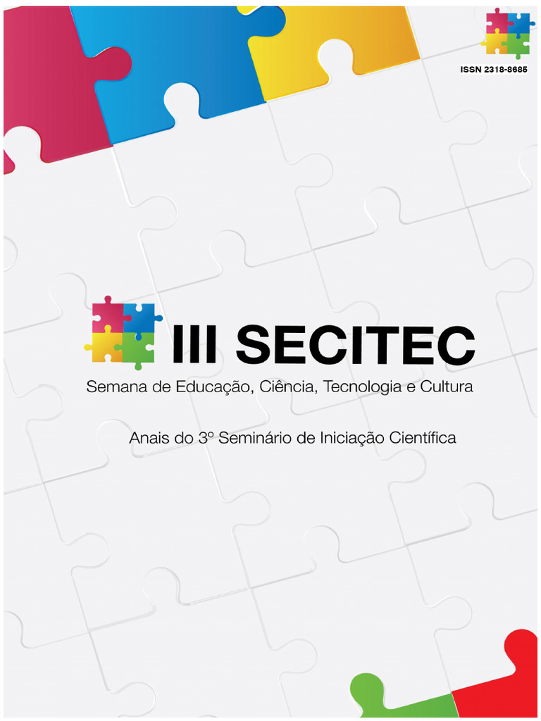 2013 - III Secitec - Realidade Virtual | PDF | Programas | Science