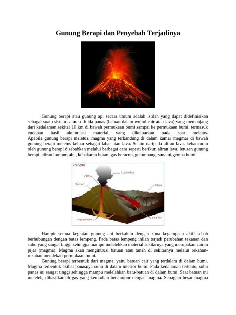Gunung Berapi | PDF