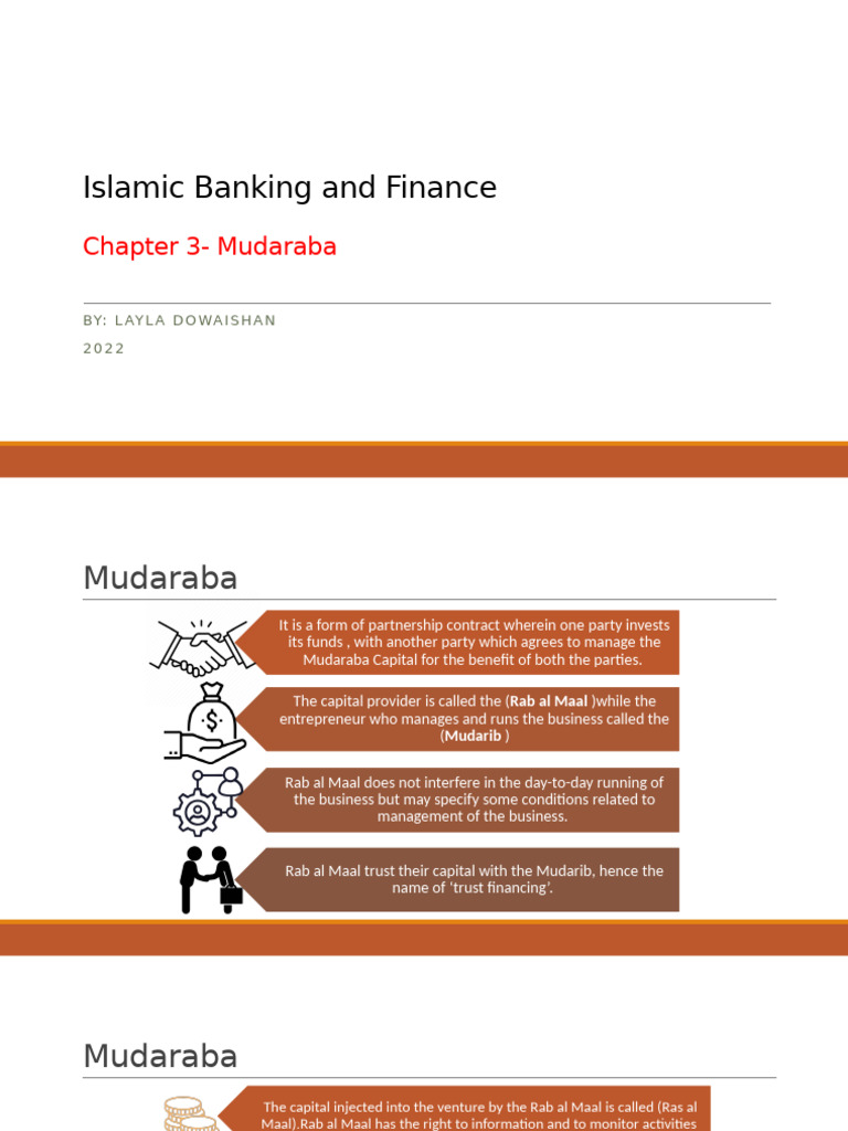 SBF270 - Mudaraba | PDF | Islamic Banking And Finance | Banks