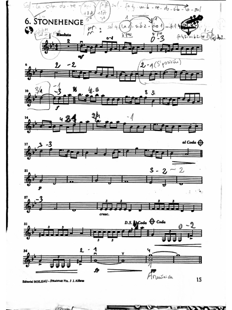 Stradivari 3 número 6 stone he | PDF