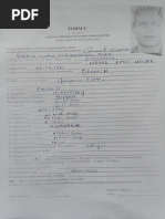 Form C: Hotel Arrival Report for Foreigners | PDF