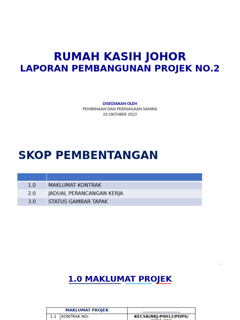 Subcont Slide Presentation Template | PDF