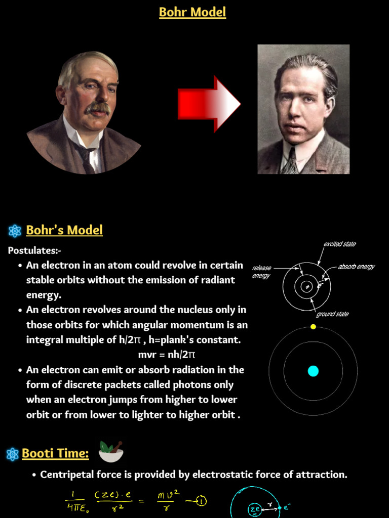 Bohr's Model | PDF