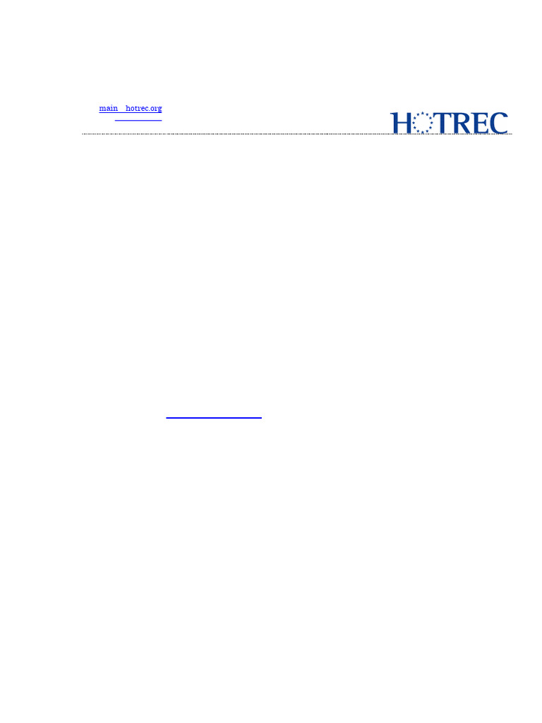 HTB 21 Hotrec Principles | PDF | Business