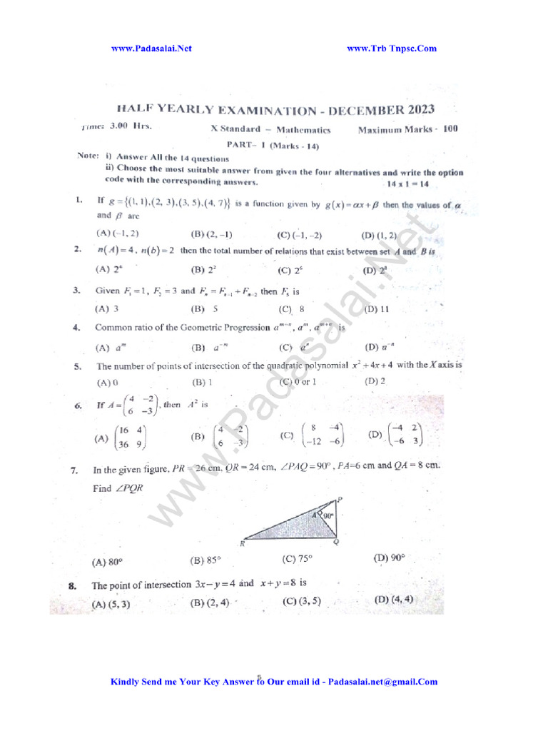 10th-Maths-Half-Yearly-Exam-2023-Question-Paper-English-Medium-PDF ...