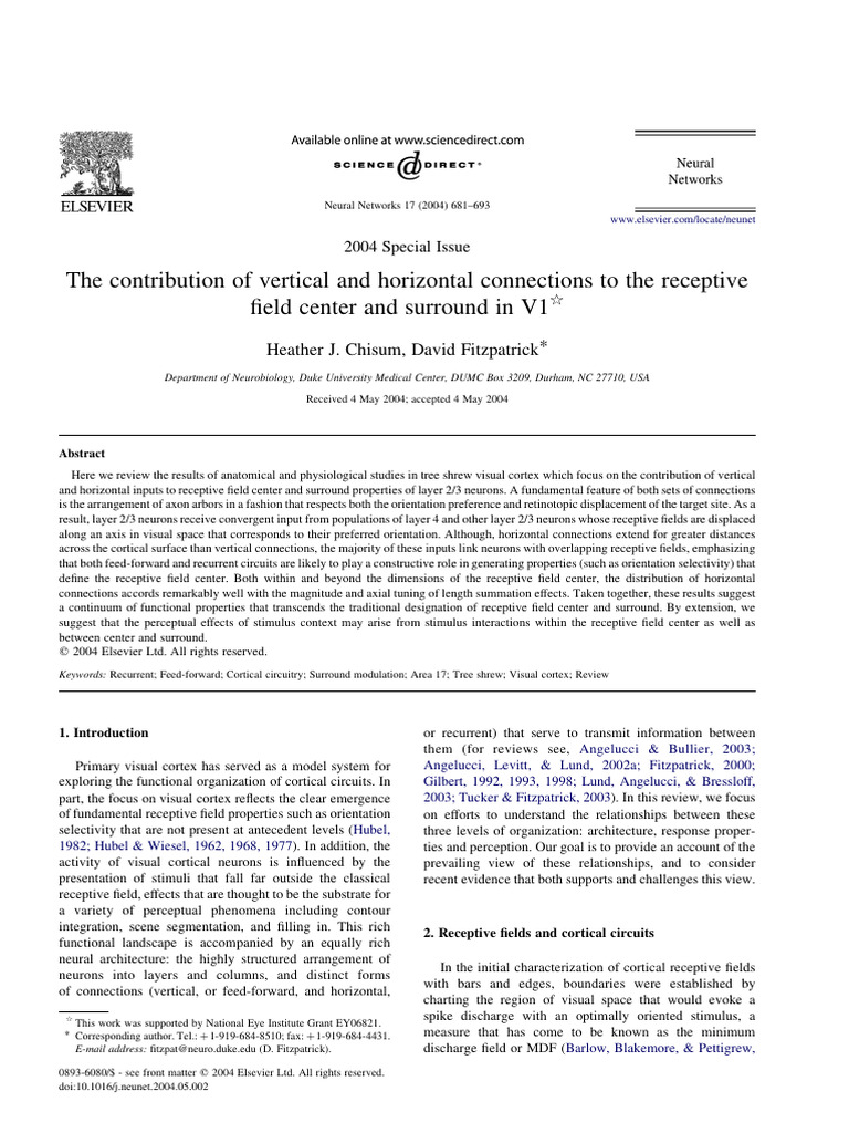 NN 17 681 | PDF | Visual Cortex | Cerebral Cortex
