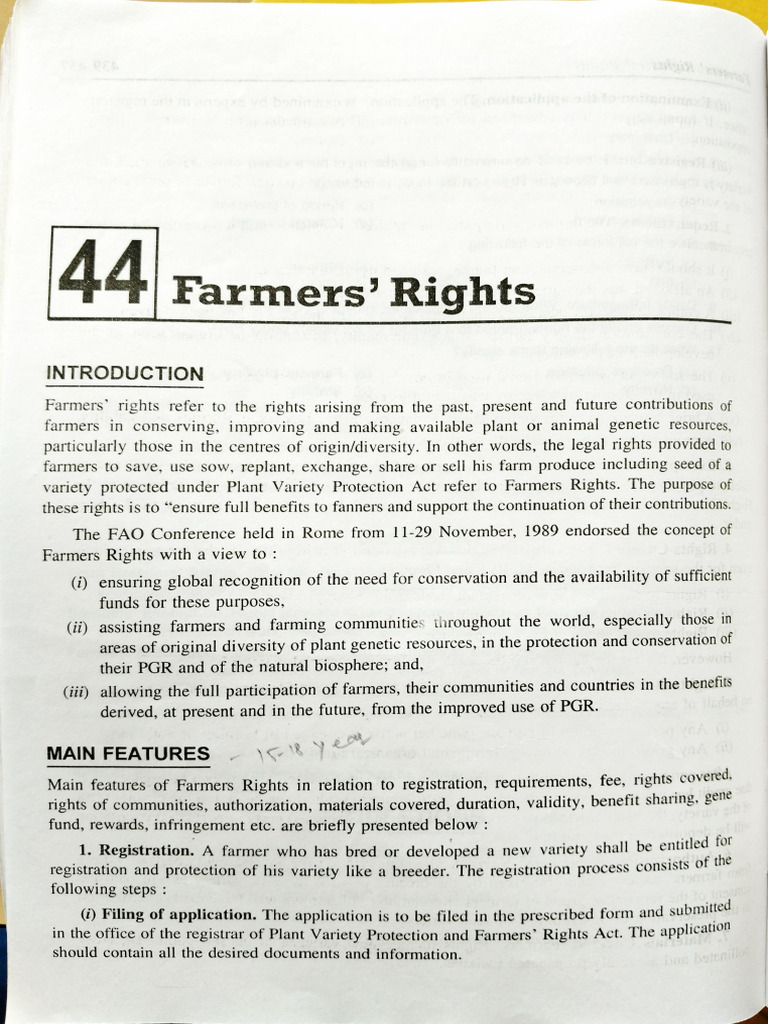 Farmers Rights | PDF