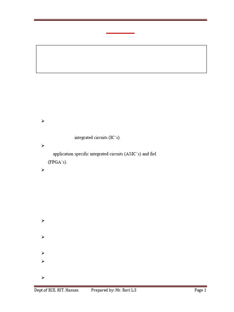 Module-4 DSD 2022 Scheme | PDF | Hardware Description Language | Computer Engineering