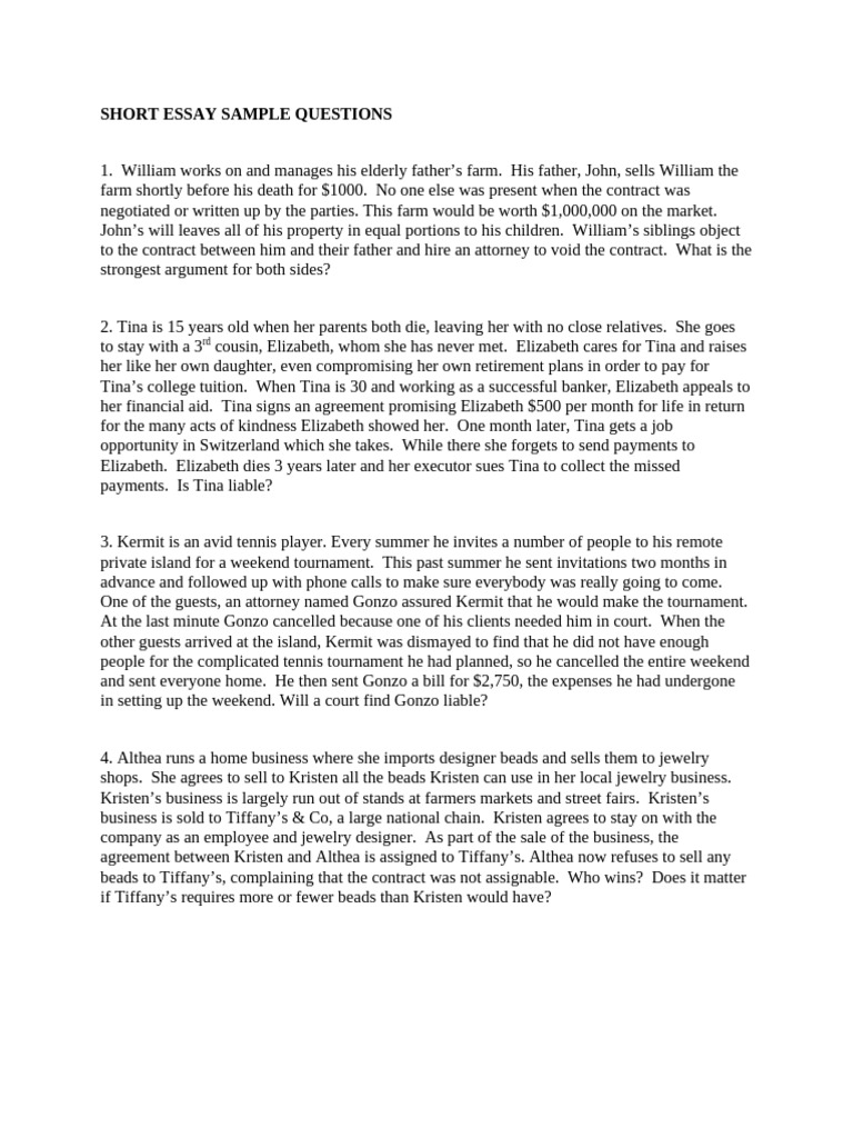 Practice Problems For Finals-1 | PDF | Offer And Acceptance | Procurement