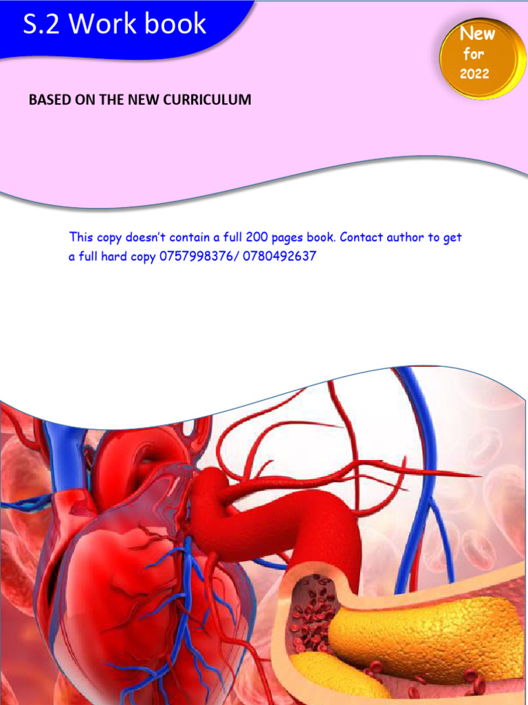 s2 Biology Work Book New Curriculim (1) - 240908 - 183755 | PDF | Lymph