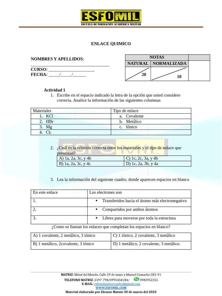 MODELOS ATOMICOS (2) | PDF | Enlace químico | Enlace covalente