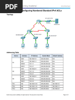 4.1.1.10 Packet Tracer - Configuring Extended ACLs Scenario 1 - Instructor | PDF | File Transfer ...