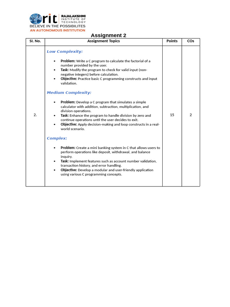 Assignment 2 | PDF