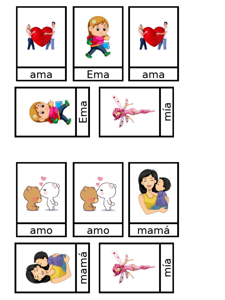 PLANTILLA nomenclatura montessori | PDF