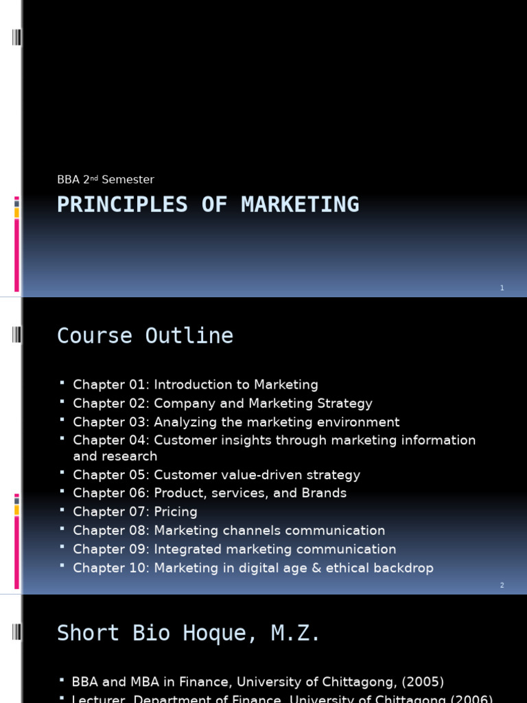 Chapter 1n mkt_CU | PDF | Marketing | Value (Economics)