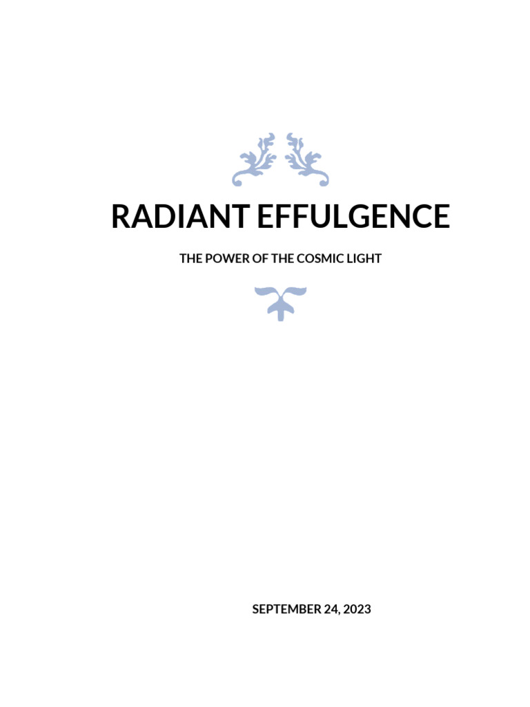 RADIANT EFFULGENCE | PDF | Ātman (Hinduism)