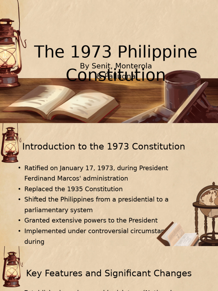 1973 Philippine Constitution | PDF | Philippines | Constitution